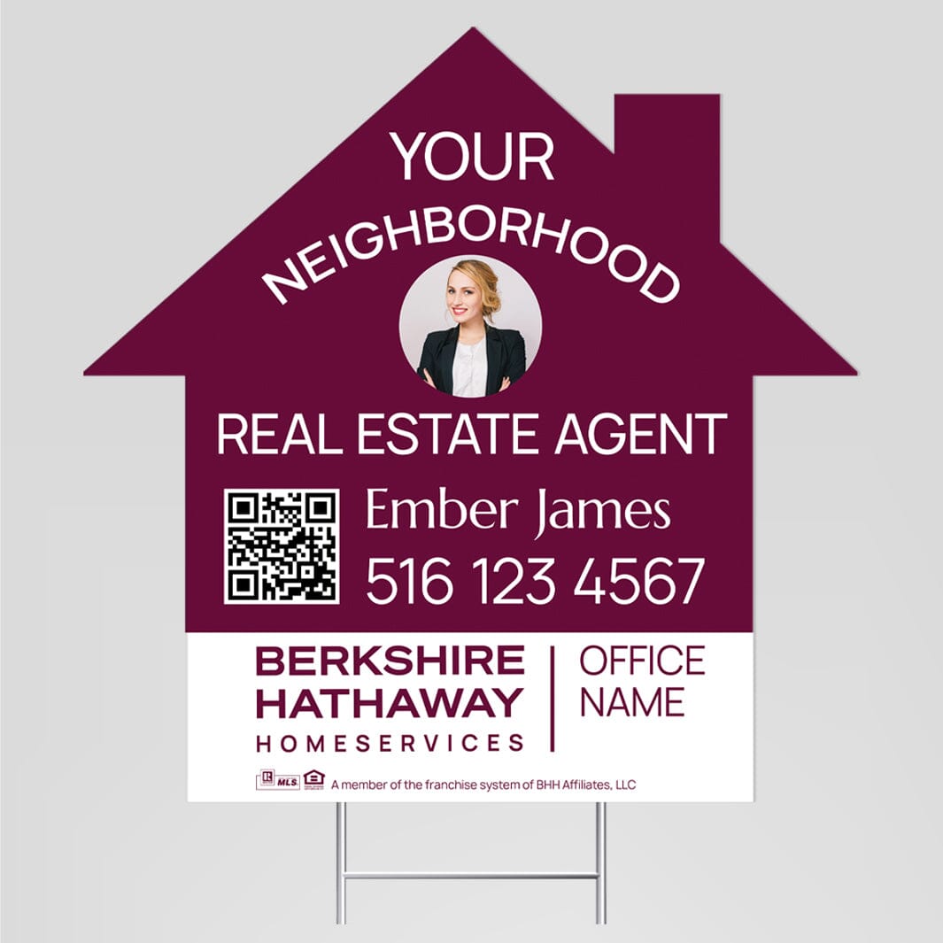 Berkshire Hathaway your neighborhood real estate agent yard signs ...