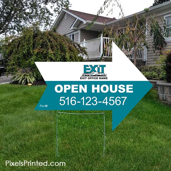 EXIT realty yard signs – PixelsPrinted