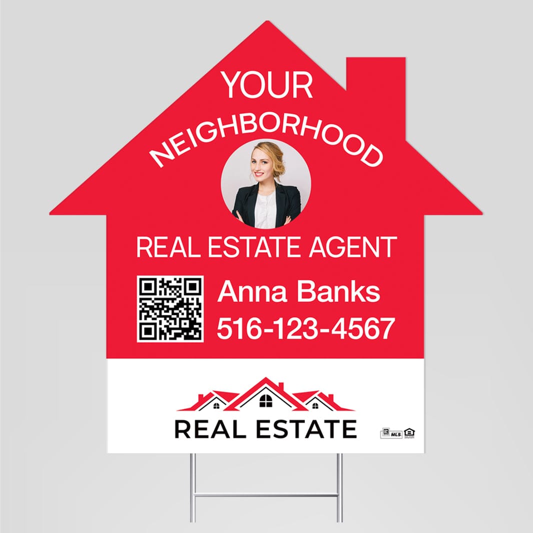 Independent real estate your neighborhood agent yard signs – PixelsPrinted