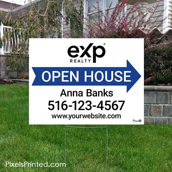 EXP realty open house yard signs – PixelsPrinted