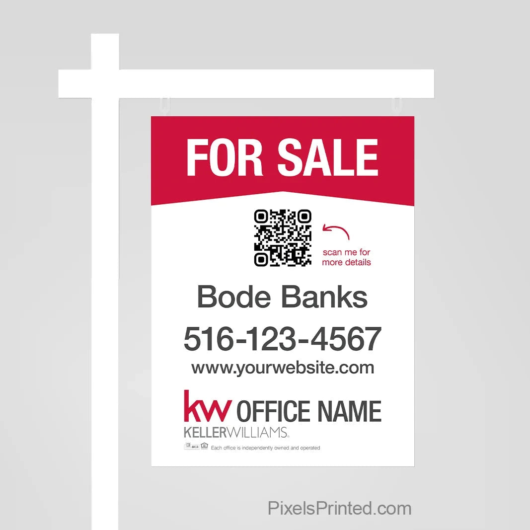 Keller Williams real estate sign panels – PixelsPrinted