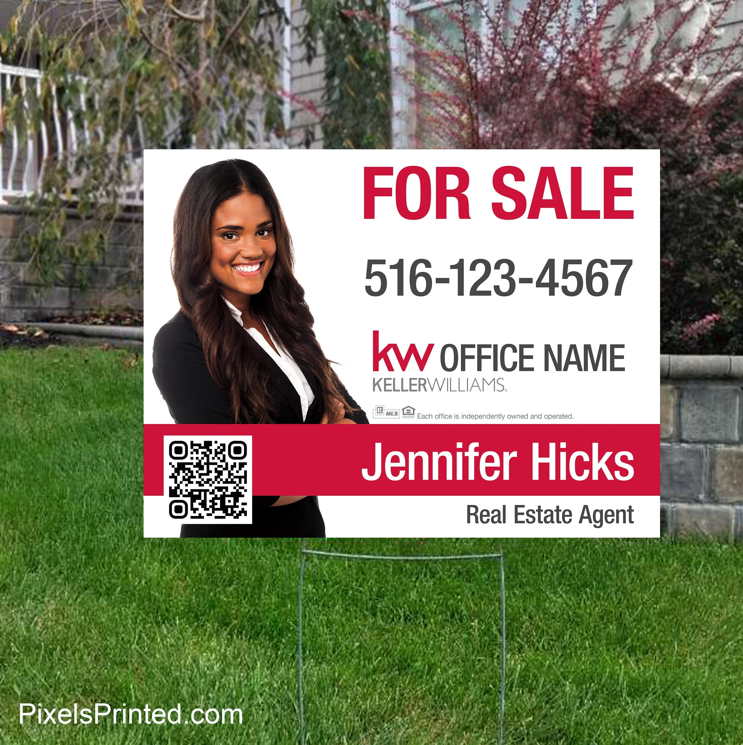 Keller Williams Agent Signs Real Estate Yard Sign, Custom Real Estate