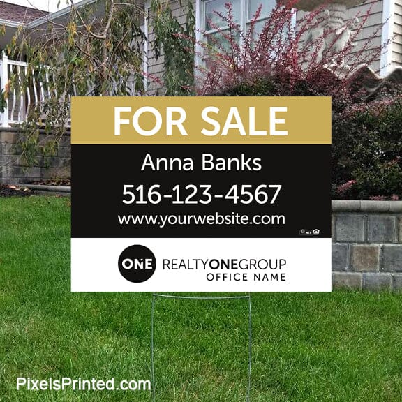 Realty ONE Group for sale yard signs – PixelsPrinted