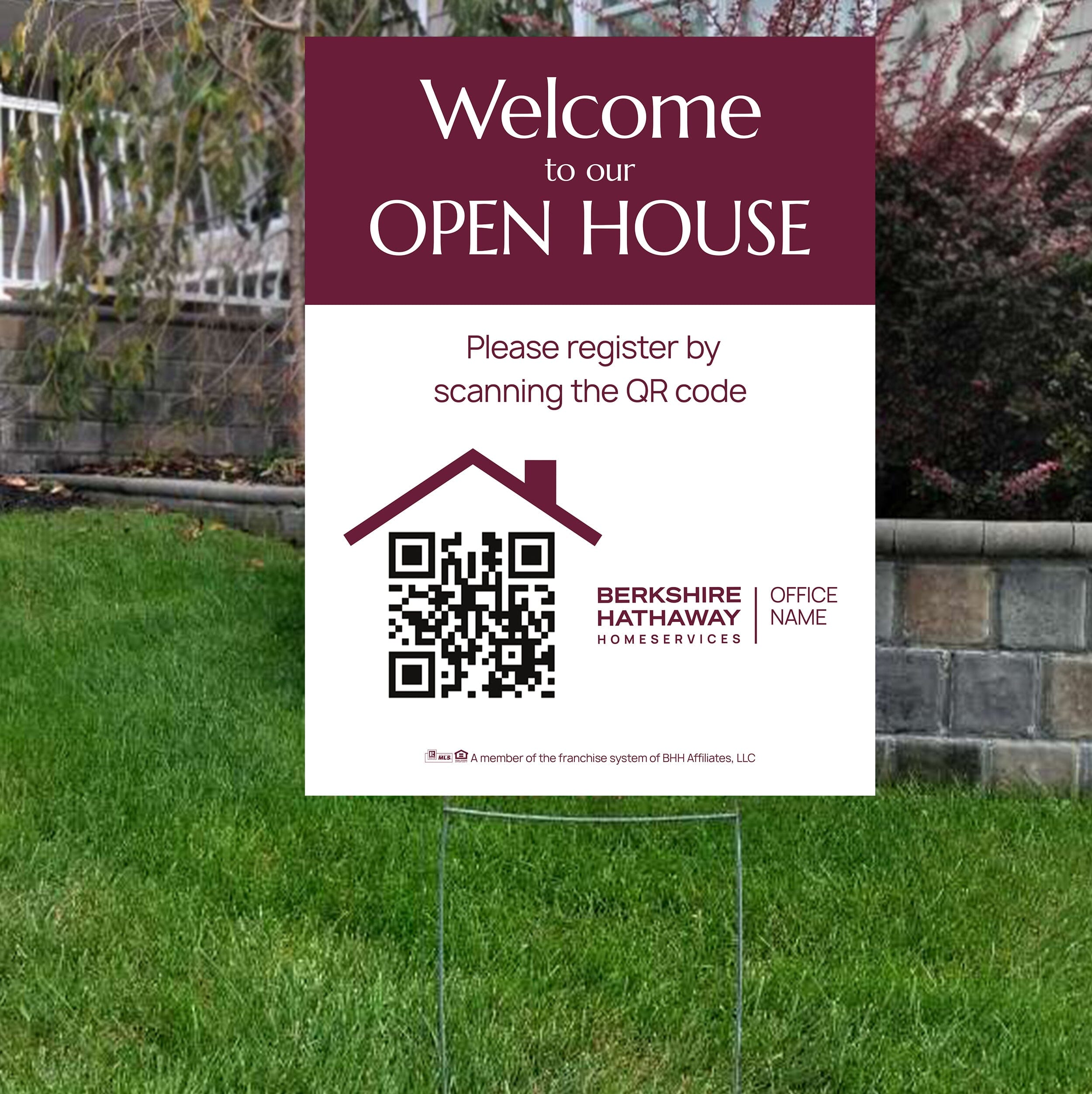 Berkshire Hathaway welcome yard signs – PixelsPrinted